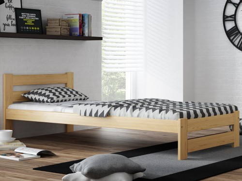 Letto in legno 80x200 Kada pino - prezzo, negozio - Ami Mobili